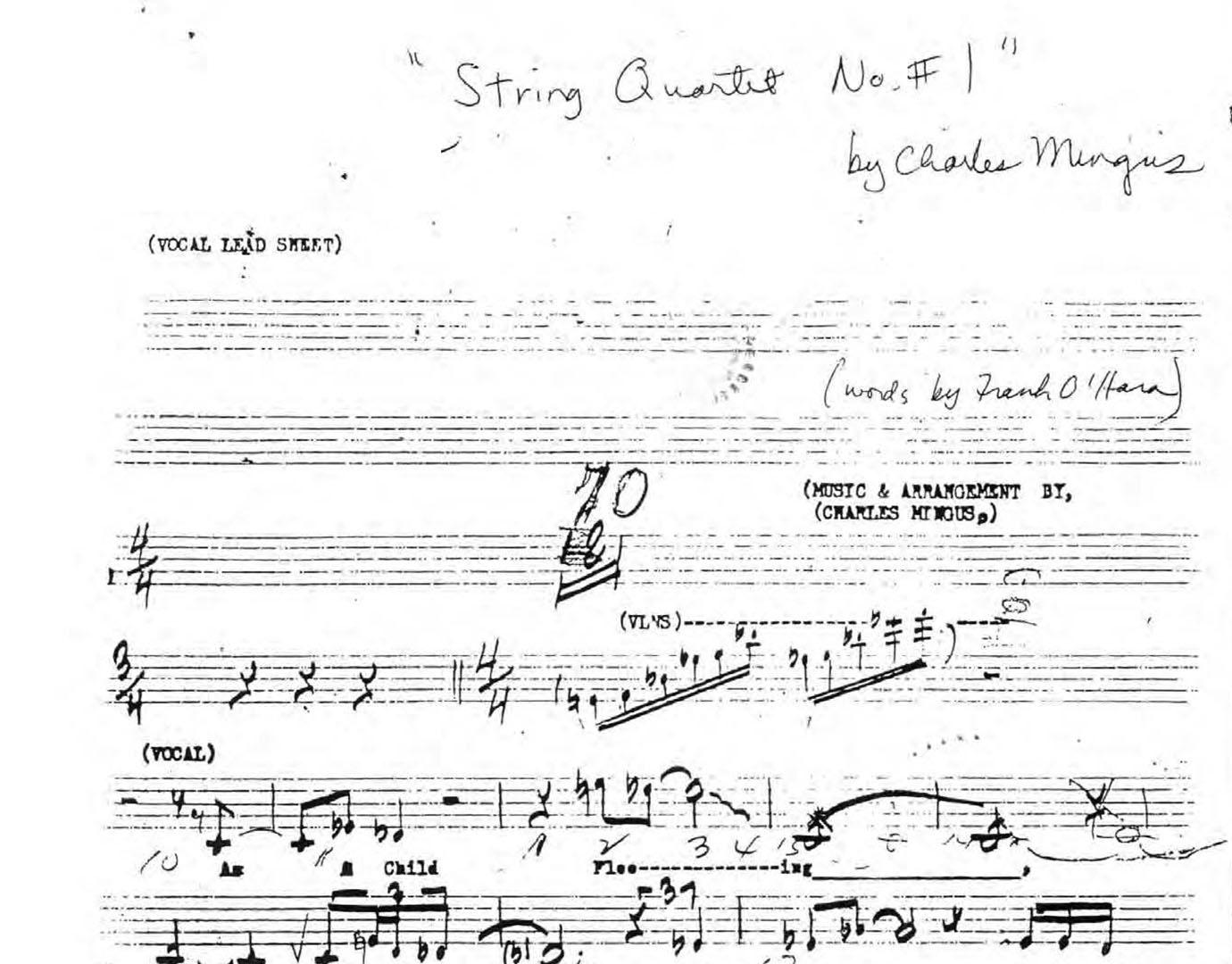 European premiere of Charles Mingus’s String Quartet No 1 - The Wire