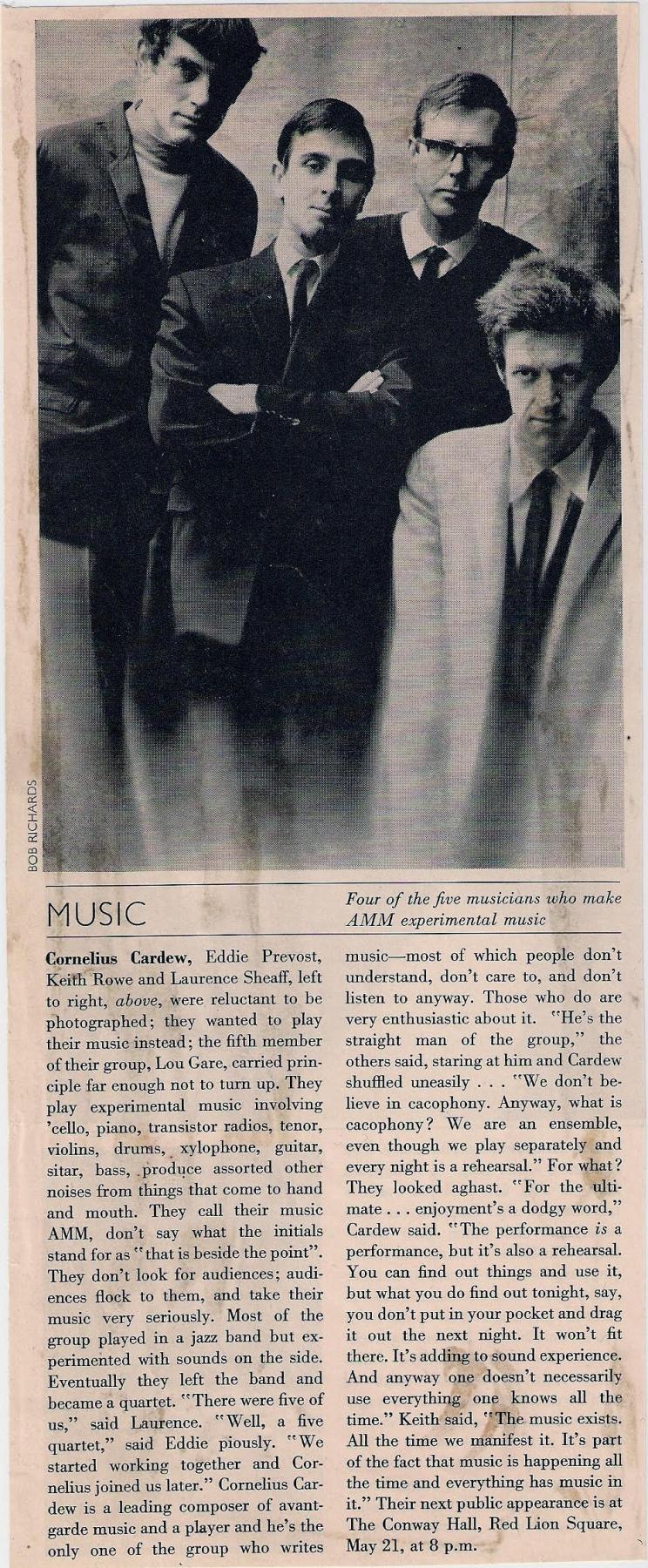 Gallery: Photos from the AMM archive - The Wire